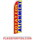 Rotation / Alignment Feather Flag 3' x 11.5' & more garden flags at FlagsForYou.com