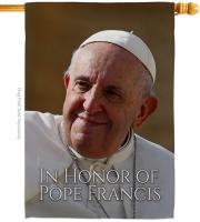 In Honor Pope Francis House Flag & more garden flags at FlagsForYou.com