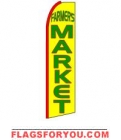 Farmer's Market Feather Flag 3' x 11.5' & more garden flags at ...