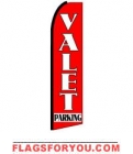 Valet Parking Feather Flag 3' x 11.5' & more garden flags at ...