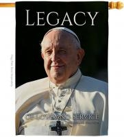 Papal Legacy Sunset Pope Francis House Flag & more garden flags at ...