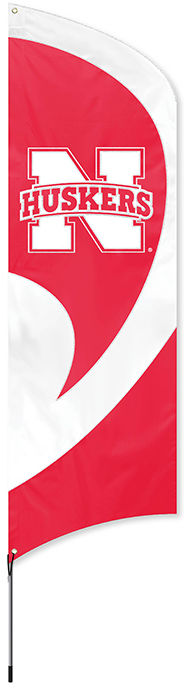 Nebraska Cornhuskers Tall Team Flag 8.5' x 2.5' & more garden flags at ...