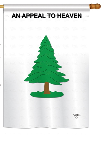 Pine Tree House Flag & more garden flags at FlagsForYou.com
