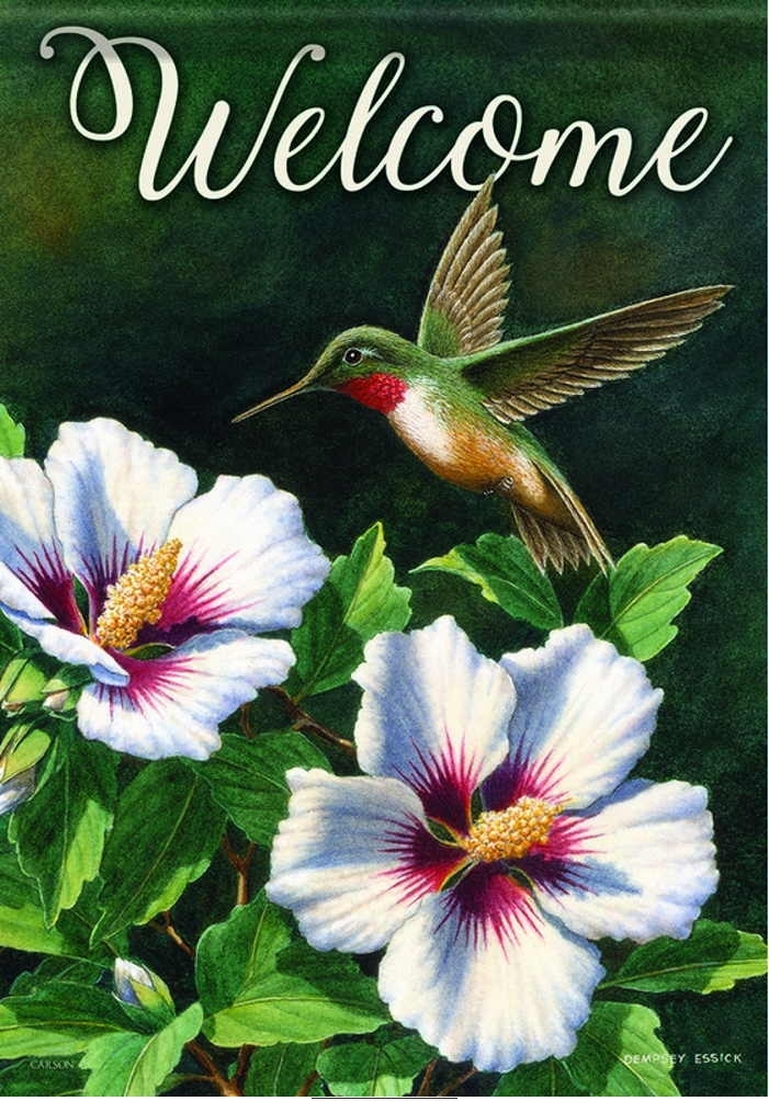 Hummingbird Garden Flags | Fasci Garden