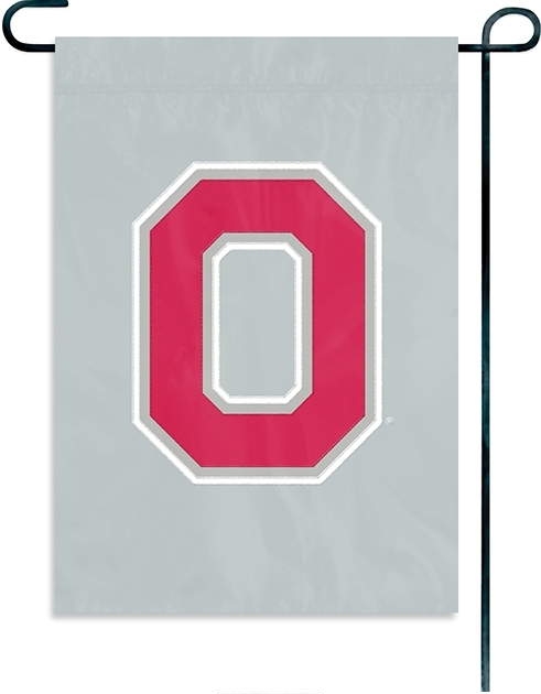 Ohio State Buckeyes "O" Garden Window Flag 15" x 10.5" & more garden ...