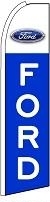 Ford Feather Flag 2.5' x 11.5' & more garden flags at FlagsForYou.com