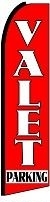 Valet Parking Feather Flag 2.5' x 11.5' & more garden flags at ...