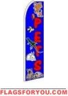 Pets Feather Flag 2.5' x 11.5' & more garden flags at FlagsForYou.com