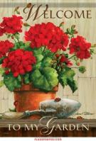 decorative Geranium Flags, Geranium garden flags at FlagsForYou.com