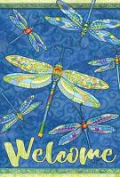 decorative Dragonfly Flags, Dragonfly garden flags at FlagsForYou.com