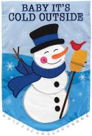 decorative Winter Flags, snowflake flags, snowman flags, Winter ...